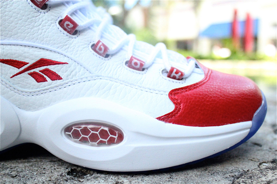 Reebok Question - White - Pearlized Red | Detailed Images - SneakerNews.com