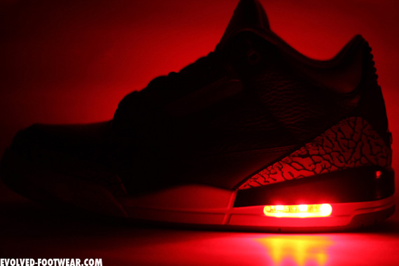 Air Jordan III "Light-Up" Customs By Evolved Footwear - SneakerNews.com