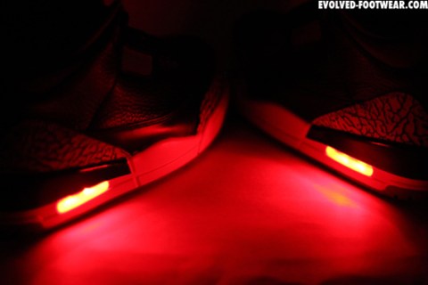 Air Jordan III "Light-Up" Customs By Evolved Footwear - SneakerNews.com