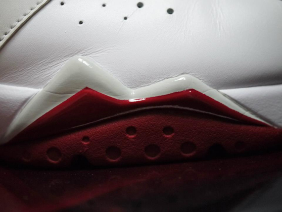 Air Jordan VII - White - Varsity Red | Look-See CDP Sample ...