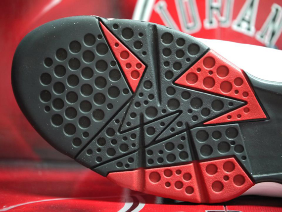 Air Jordan VII - White - Varsity Red | Look-See CDP Sample ...