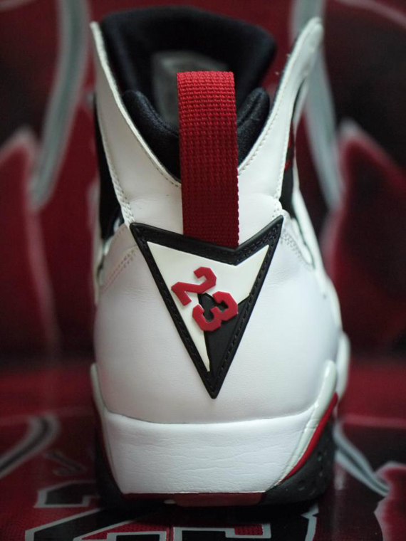 Air Jordan VII - White - Varsity Red | Look-See CDP Sample ...