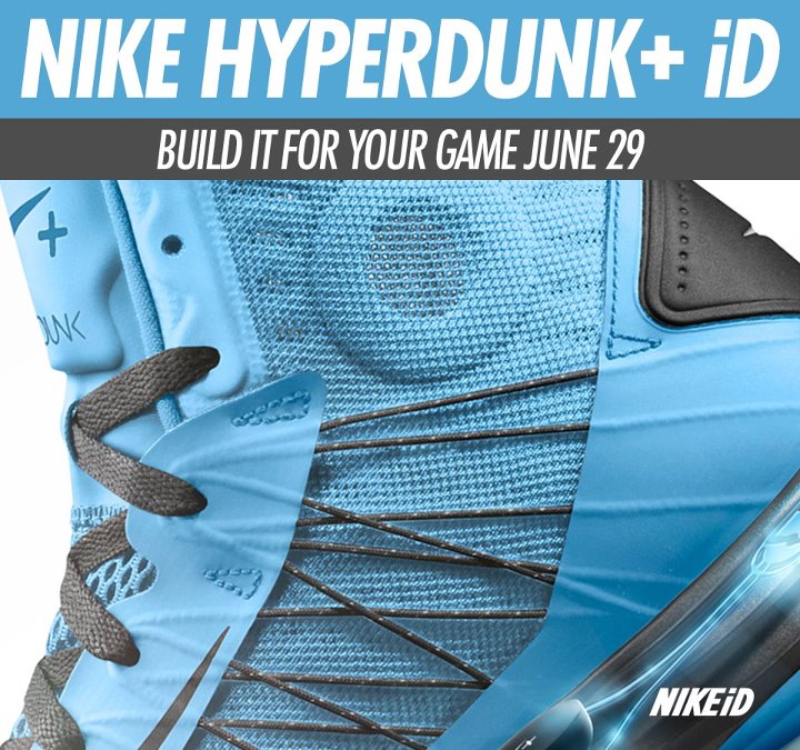 Nike Hyperdunk+ Coming to Nike iD - SneakerNews.com