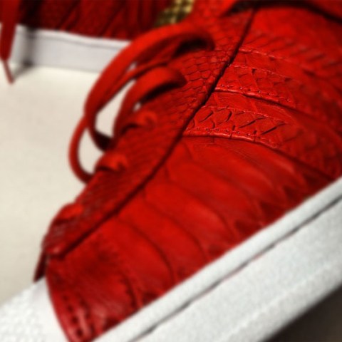 adidas Pro Model High "Red Python" Customs By JBF - SneakerNews.com