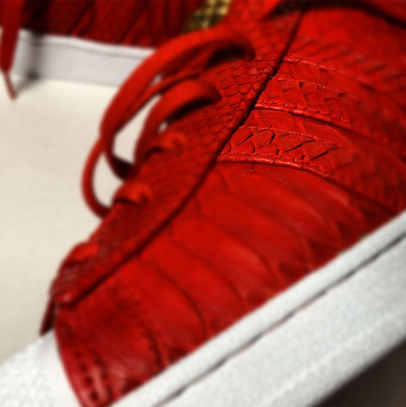 adidas Pro Model High "Red Python" Customs By JBF - SneakerNews.com