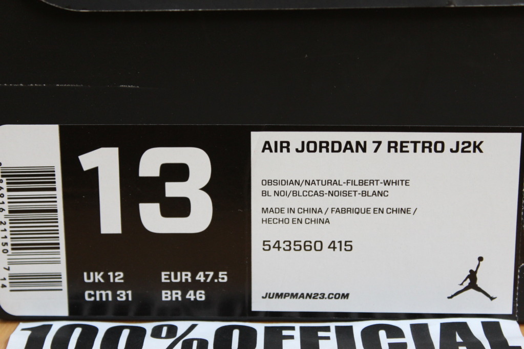 Air Jordan 7 "J2K" - Obsidian - SneakerNews.com