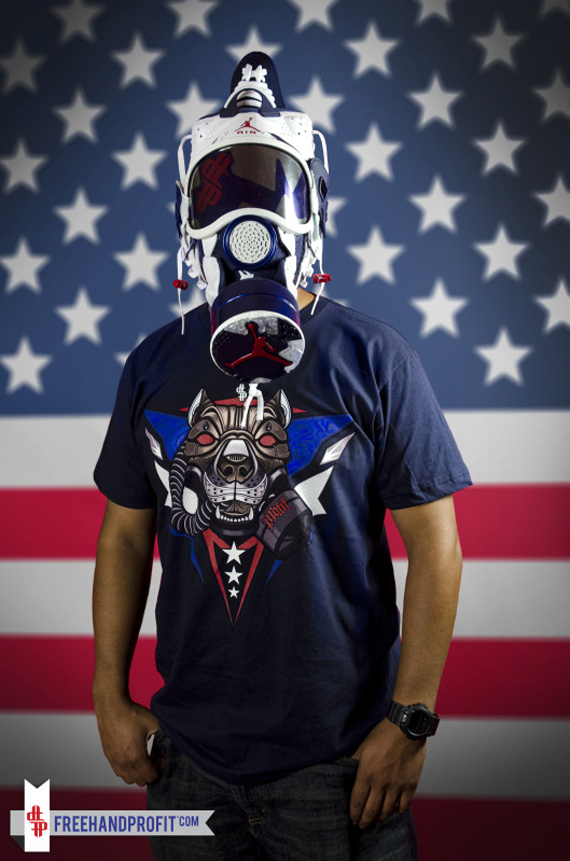 Air Jordan VI "Olympic" Gas Mask By Freehand Profit - SneakerNews.com