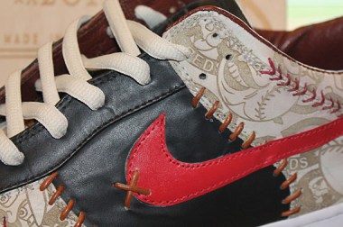 Nike Dunk Low "Cincinnati Reds" Customs By PMK - SneakerNews.com