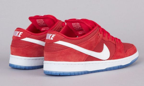 Nike SB Dunk Low - Challenge Red - White - University Blue ...