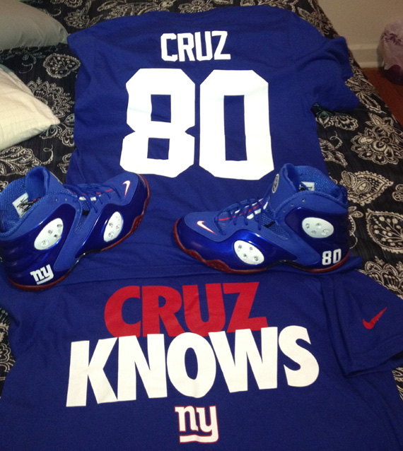 Nike Zoom Rookie "Victor Cruz" Customs By Sole-Swap - SneakerNews.com