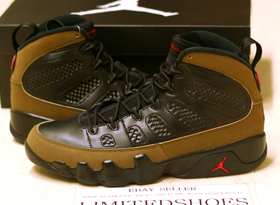 Air Jordan IX "Olive" - Available Early on eBay - SneakerNews.com