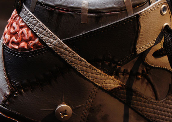 Nike Dunk High "Frankenstein" Customs by Diversitile - SneakerNews.com