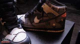 Nike Dunk High "Frankenstein" Customs by Diversitile - SneakerNews.com