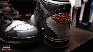 Nike Dunk High "Frankenstein" Customs by Diversitile - SneakerNews.com