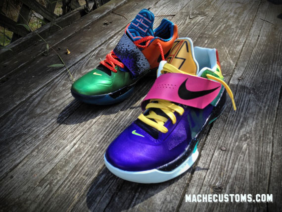 Nike Zoom KD IV 'What The KD' Customs by Mache - SneakerNews.com