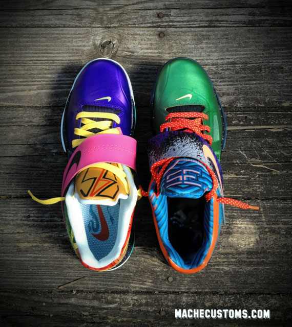 Nike Zoom KD IV 'What The KD' Customs by Mache - SneakerNews.com