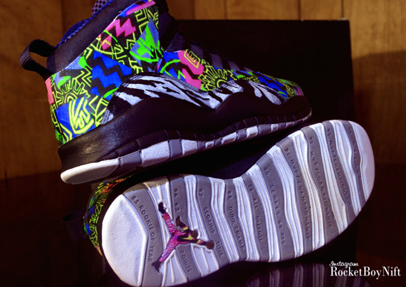 Air Jordan X "Fresh Prince Jazz" Customs by Rocket Boy Nift ...