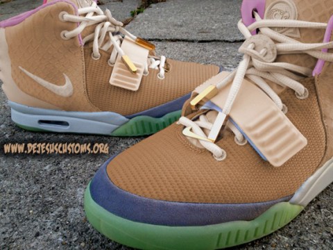 Nike Air Yeezy 2 "Net" Customs by DeJesus - SneakerNews.com
