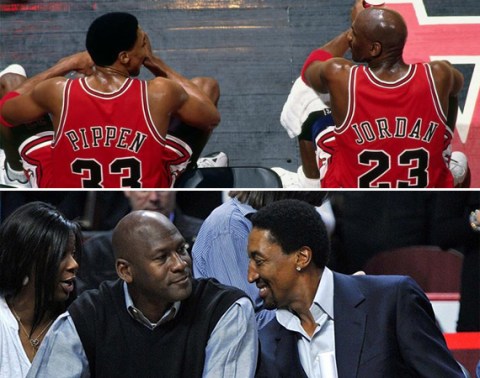 Michael Jordan's First Game Against Scottie Pippen - SneakerNews.com