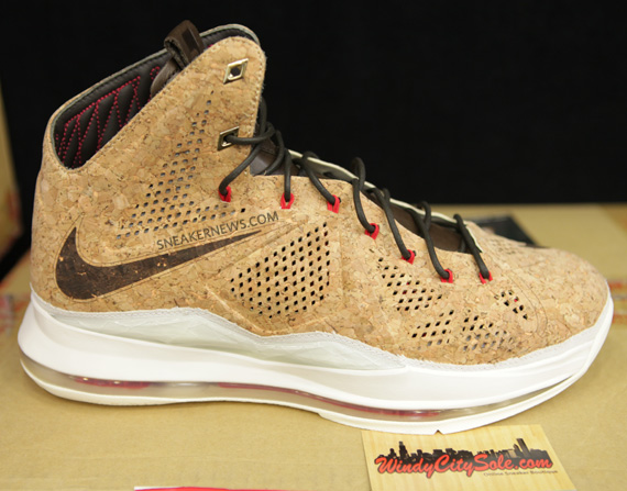 Nike LeBron X "Cork" - Detailed Images - SneakerNews.com