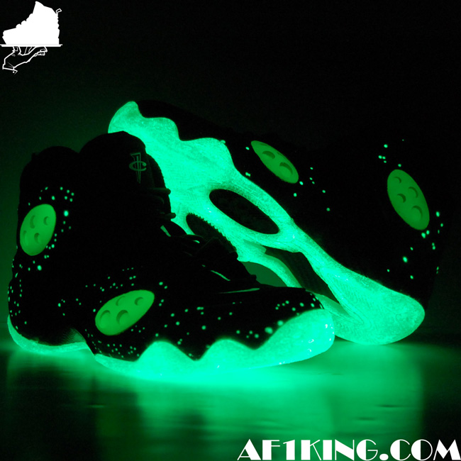 Nike Zoom Rookie "Galaxy" Glow in the Dark Customs by GourmetKickz ...