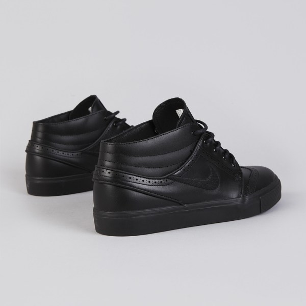 Nike Zoom Stefan Janoski Mid Premium "Black Wingtip" - Available ...