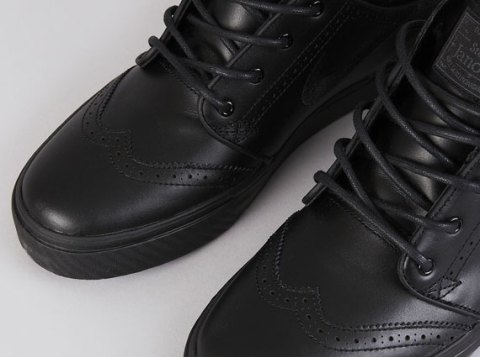 Nike Zoom Stefan Janoski Mid Premium "Black Wingtip" - Available ...