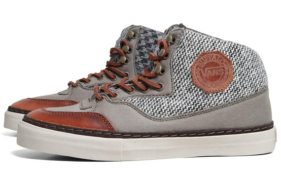 Harris Tweed x Vans Vault Buffalo Boot - SneakerNews.com