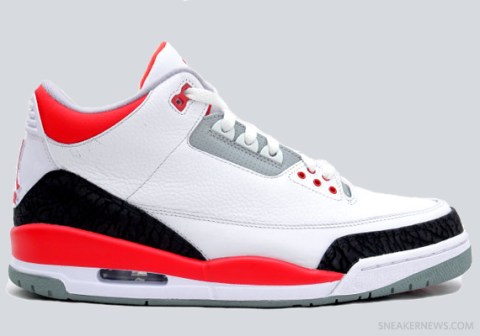 Air Jordan III "Fire Red" - Returning Fall 2013 - SneakerNews.com