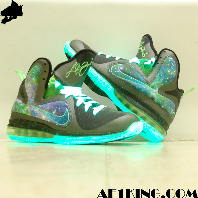 Nike LeBron 9 "Spaceman" Customs by AF1King - SneakerNews.com