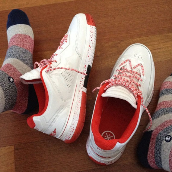 Li-Ning Way of Wade Low - White - Red - SneakerNews.com