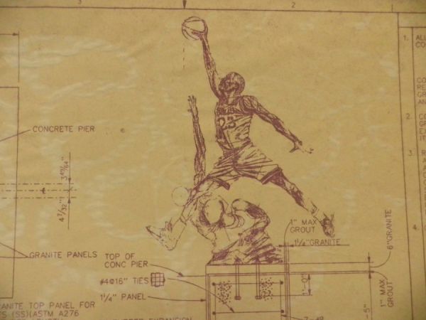 Michael Jordan United Center Statue Blueprints - SneakerNews.com