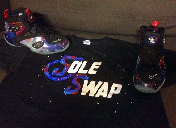 Nike Zoom Rookie "Galaxy" - Light-Up Glow in the Dark Customs by Sole ...