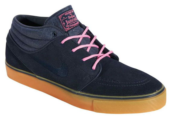 Nike Zoom Stefan Janoski Mid - Dark Obsidian - Digital Pink ...