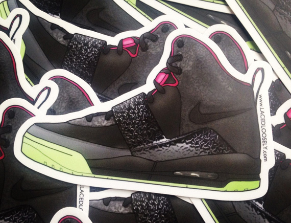 Sneaker-Inspired Stickers by Laced Loosely - SneakerNews.com