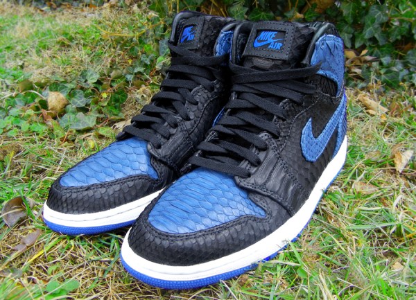 Air Jordan 1 "Royal Python" Customs by JBF - SneakerNews.com