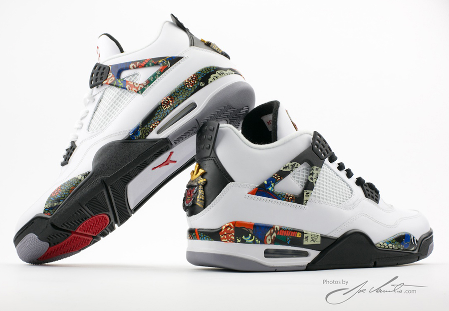 Air Jordan IV "Samurai" Customs by El Cappy - SneakerNews.com