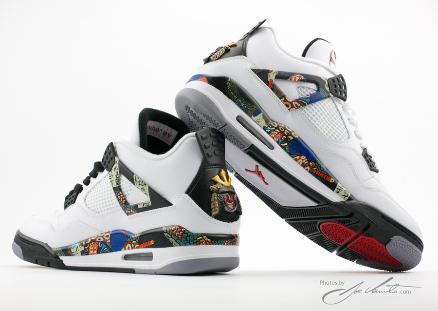 Air Jordan IV "Samurai" Customs by El Cappy - SneakerNews.com