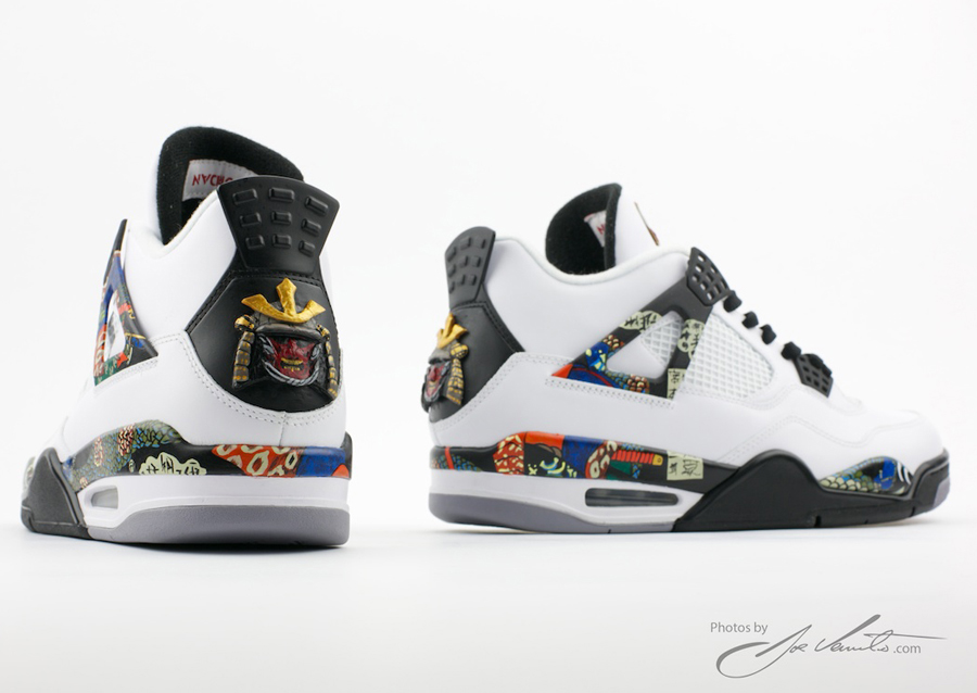 Air Jordan IV "Samurai" Customs by El Cappy - SneakerNews.com