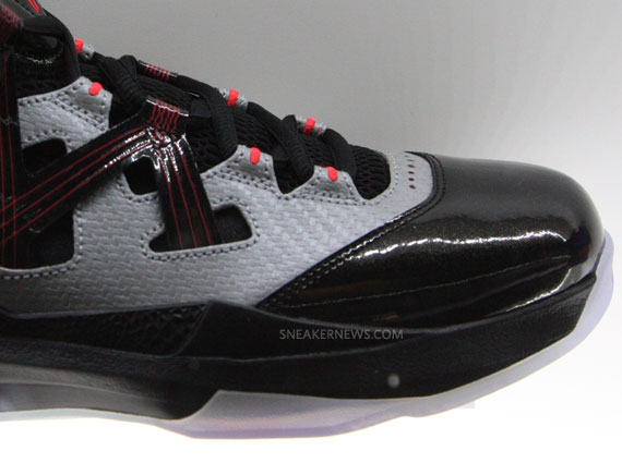 Jordan Melo M9 - Grey - Black - Bright Crimson - SneakerNews.com