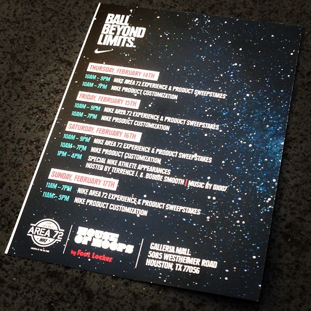 Nike Area 72 'Ball Beyond Limits' 2013 All-Star Experience ...