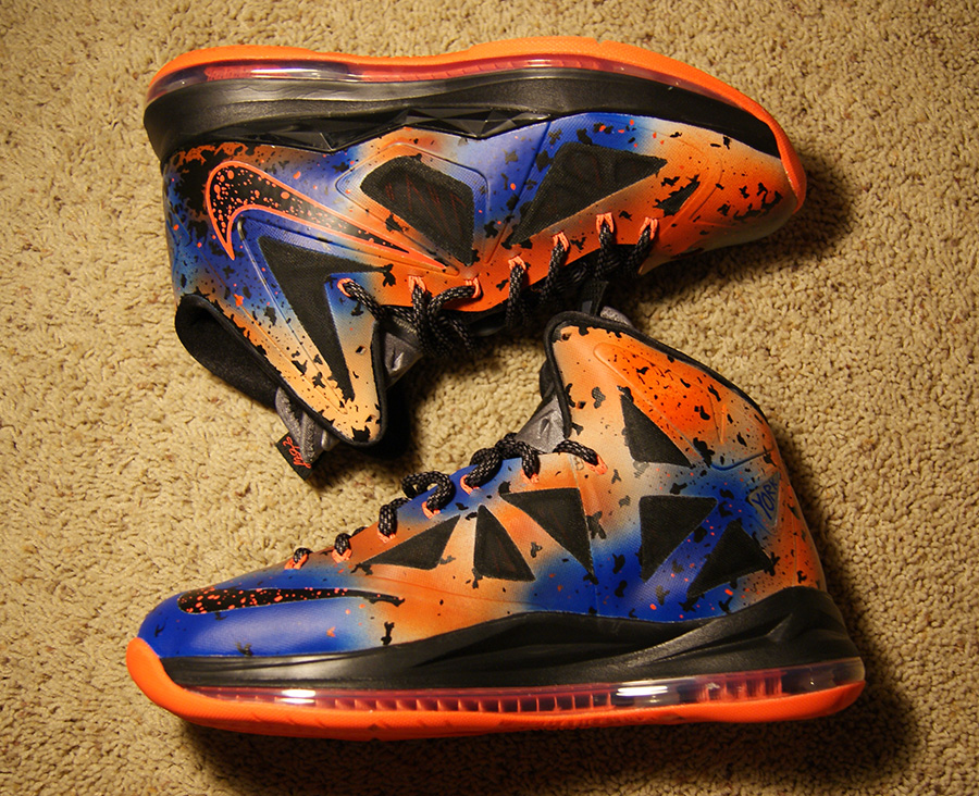 Nike LeBron X "New York Nights" Customs by KSM - SneakerNews.com