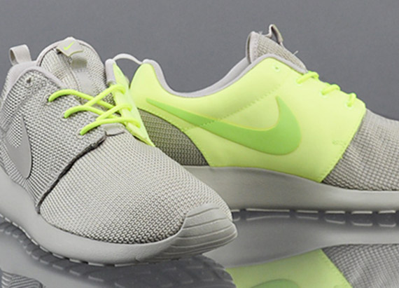 Nike Roshe Run "Split" - Classic Stone - Volt - SneakerNews.com