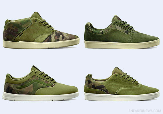 Vans LXVI "Camo Pack" - SneakerNews.com