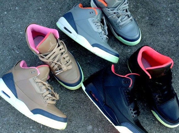 Air Jordan III "Threezy Pack" by DeJesus Customs - SneakerNews.com