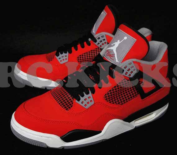 Air Jordan IV "Fire Red Nubuck" - Available Early on eBay - SneakerNews.com