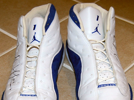 Air Jordan XIII - Jared Jeffries Autographed Wizards PE - SneakerNews.com