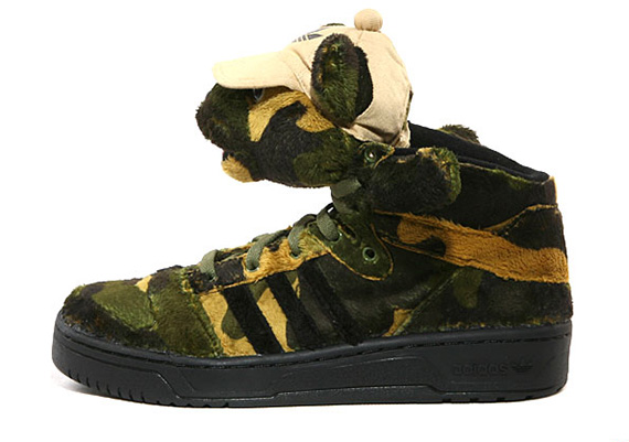Jeremy Scott x adidas Originals Bear "Camo" - SneakerNews.com