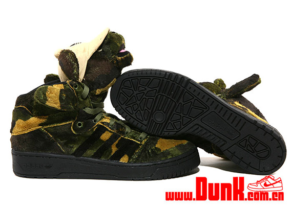 Jeremy Scott x adidas Originals Bear "Camo" - SneakerNews.com