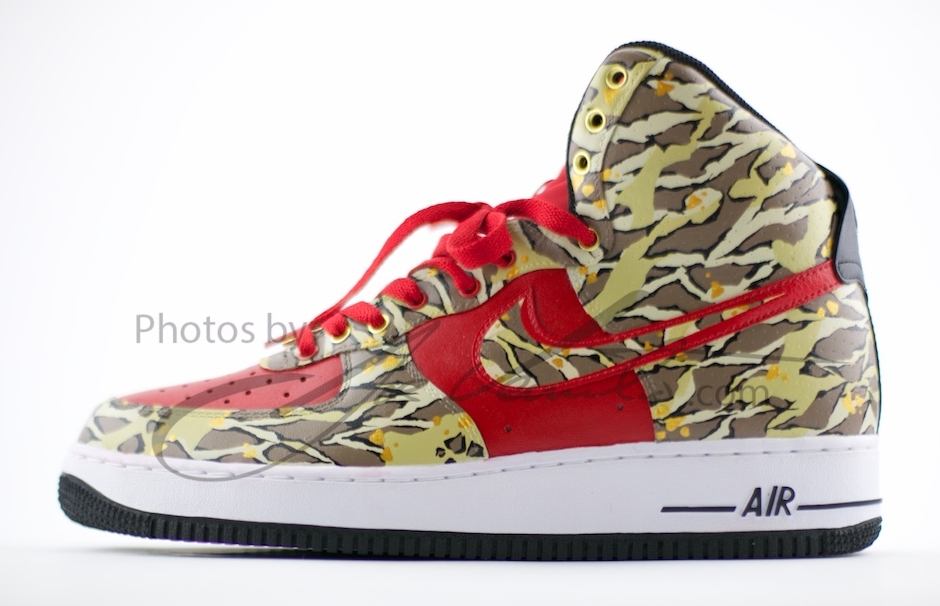 Nike Air Force 1 High "Multi-Camo" Customs by El Cappy - SneakerNews.com